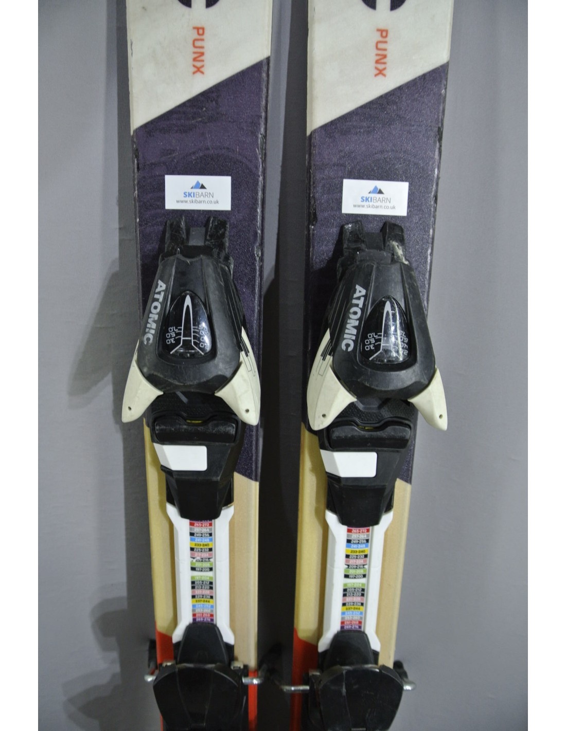 Twin-tip/All Mountain -ATOMIC PUNX JR - 120cm! GREAT YOUTH SKIS!